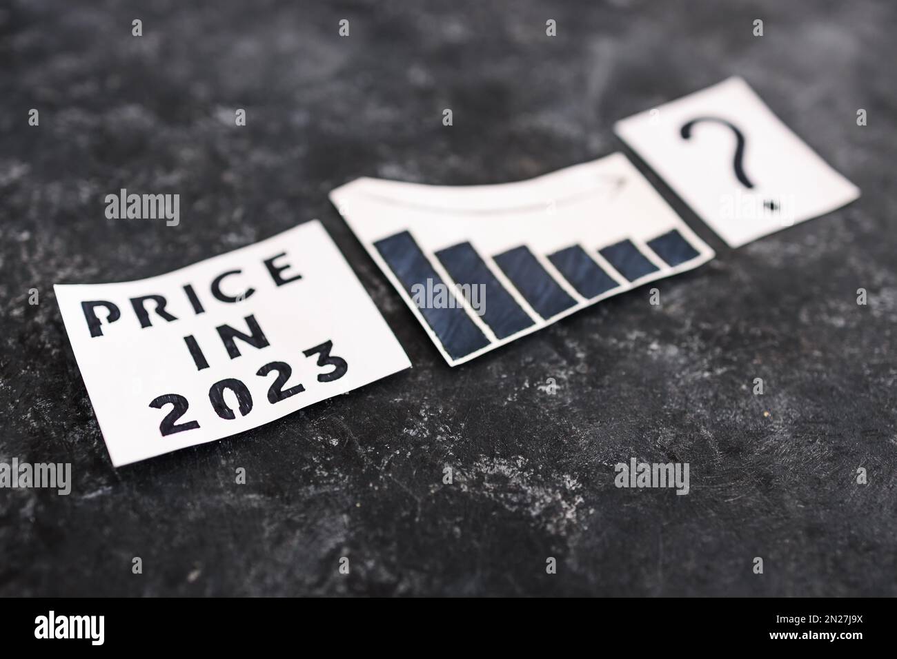 interest rates or inflation and cost of living concept, chart showing ...
