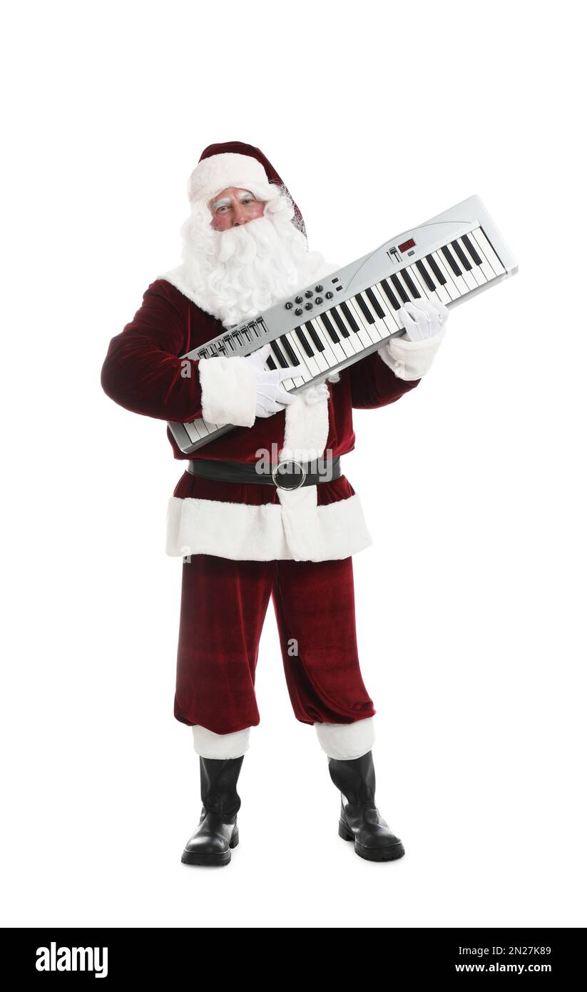 Man playing on synthesizer Cut Out Stock Images & Pictures - Alamy