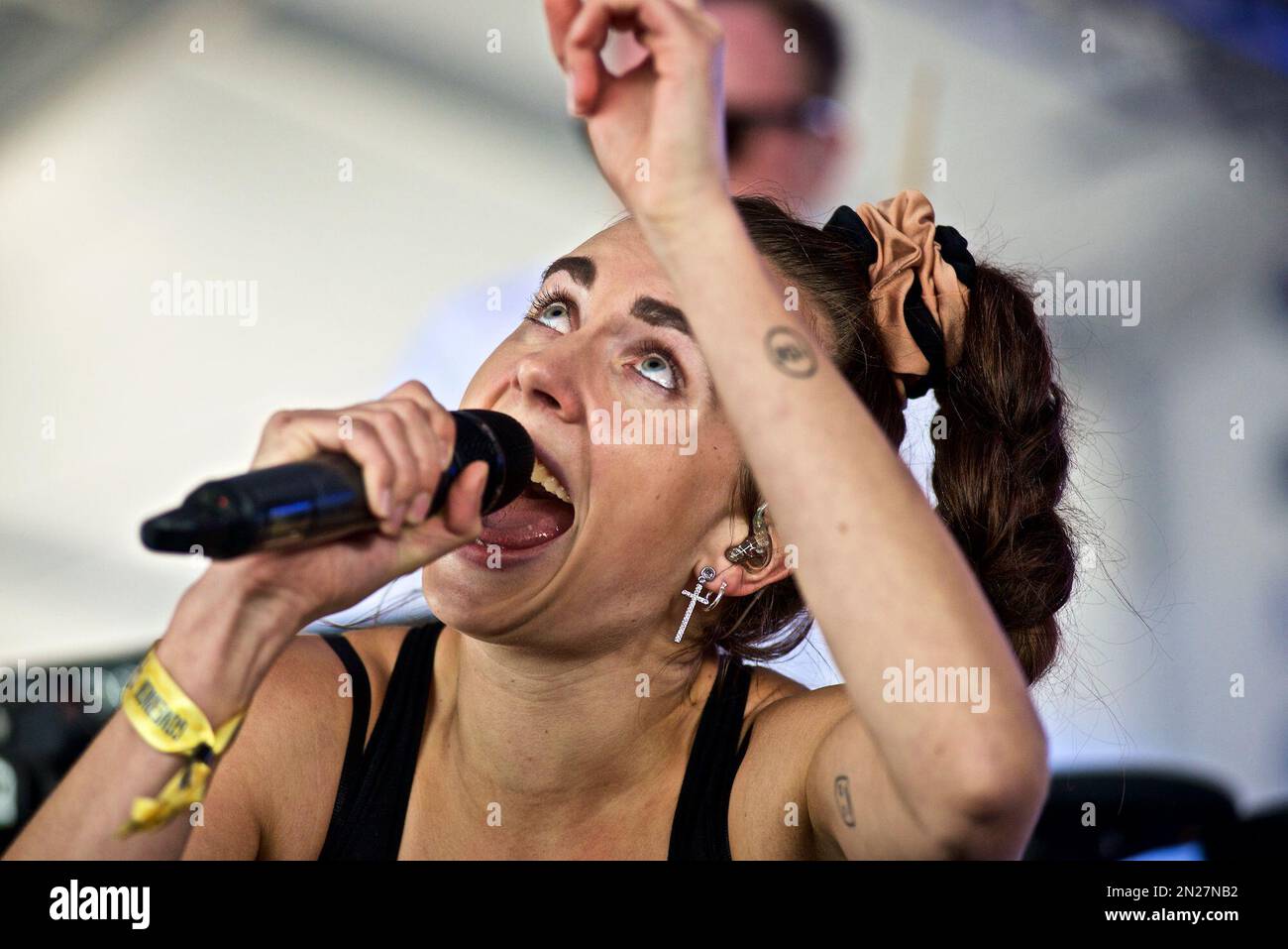 The Danish singer songwriter MO (Karen Marie Orsted) performs at The ...