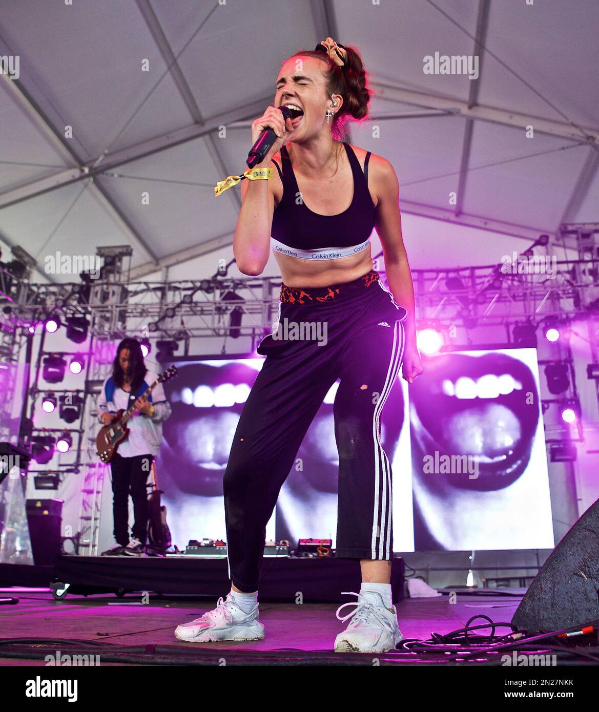 The Danish singer songwriter MO performs at The Governors Ball Music ...