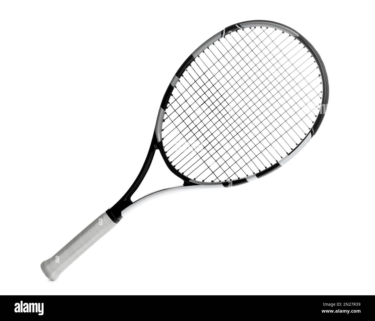 Tennis racket isolated on white. Sports equipment Stock Photo - Alamy