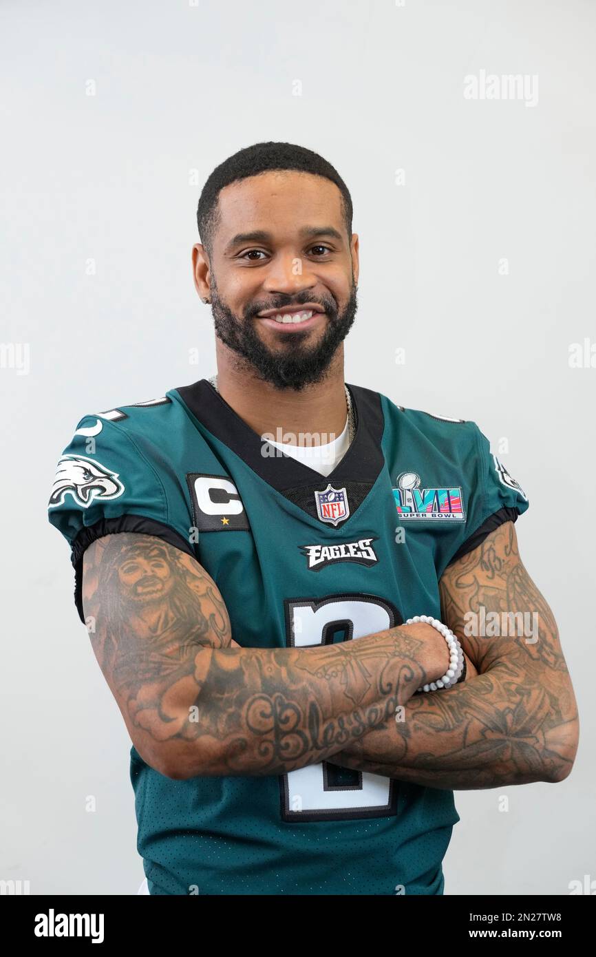 Philadelphia Eagles cornerback Darius Slay poses for a portrait at NFL ...