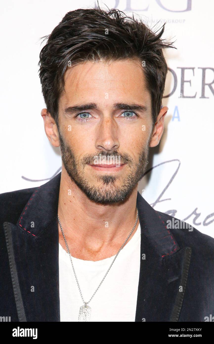Brandon Beemer arrives at the Grand Opening Of Le Jardin on Thursday ...