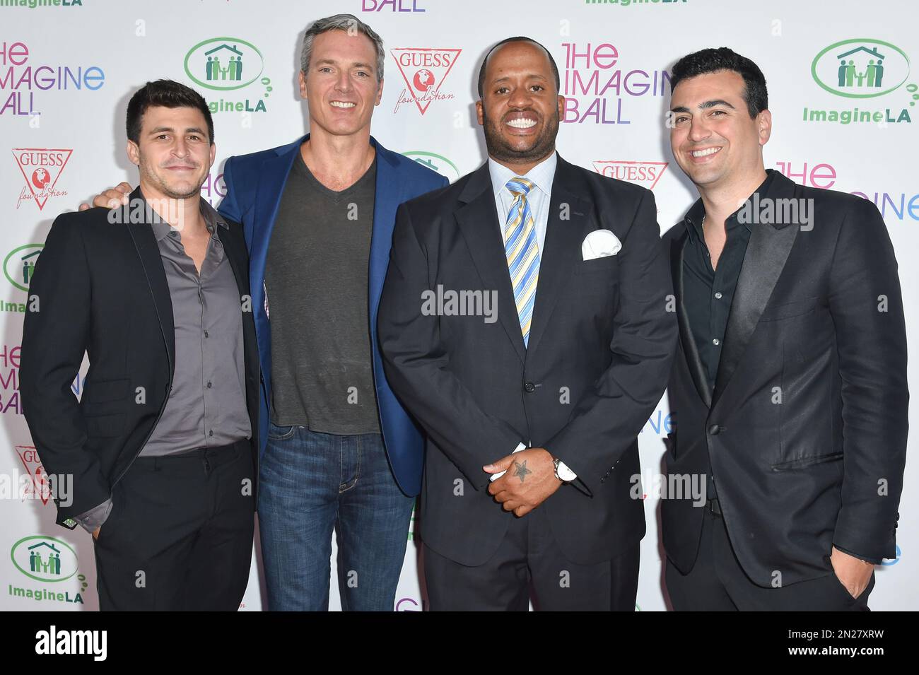 Adam Correll, from left and Randall Kaplan, Kenny Hamilton and John ...