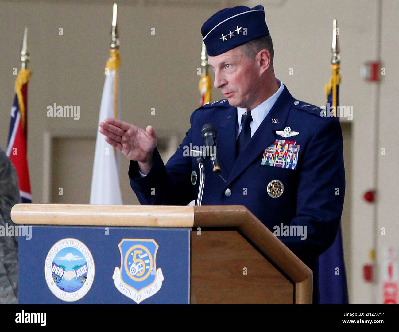 U.S. Air Force Lt. Gen. John Dolan, the commander of U.S. Forces Japan ...
