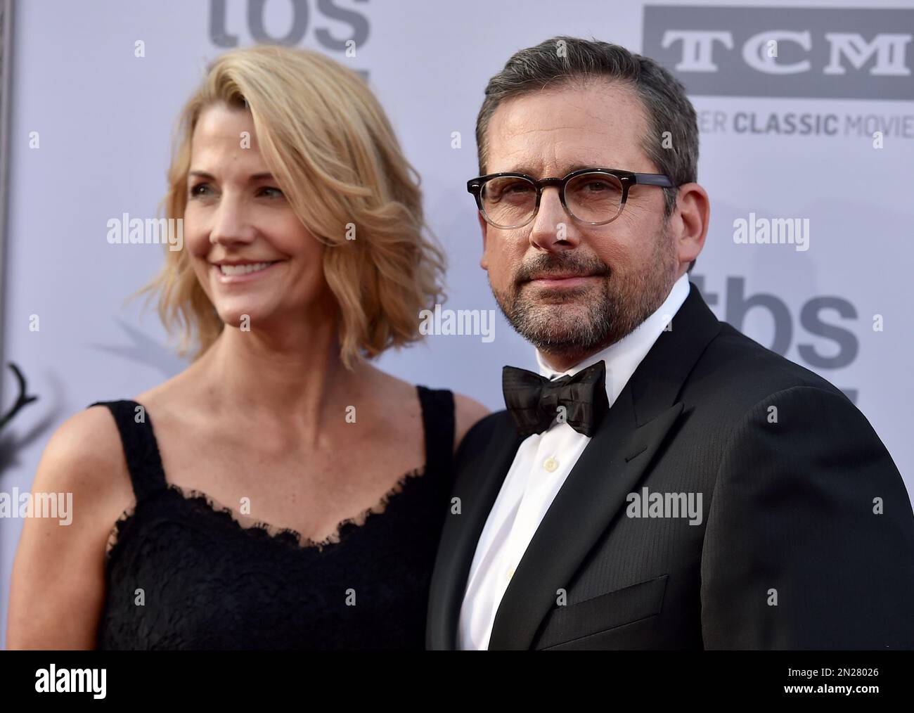 Nancy Carell left, and Steve Carell arrive at the 43rd AFI Lifetime ...