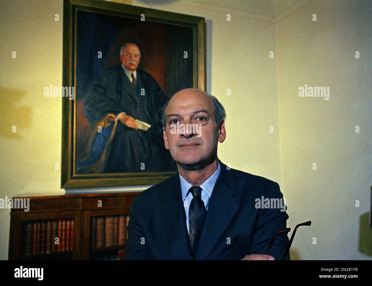 Dr. Philip Handler of the National Academy of Science is pictured in ...