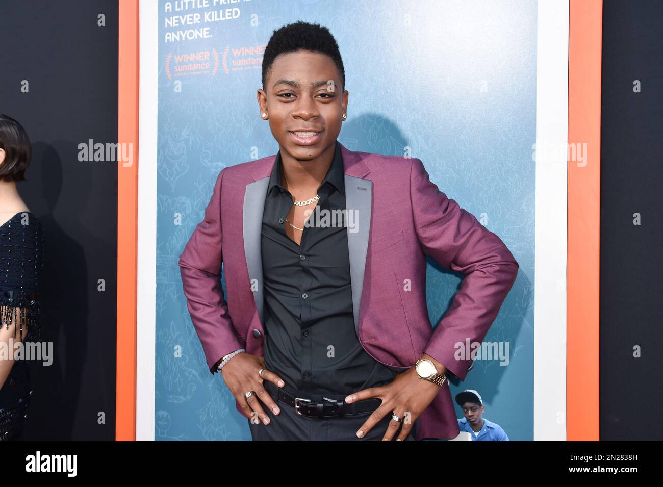 RJ Cyler arrives at LA Premiere Of "Me And Earl and The Dying Girl" at ...