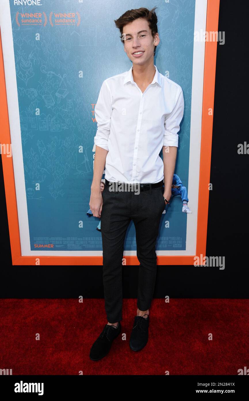 Jack Baran arrives at the LA Premiere Of "Me And Earl And The Dying ...