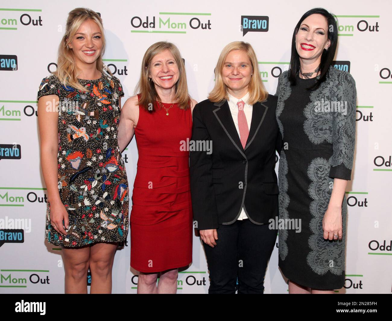 Abby Elliott, from left, Frances Berwick, Lara Spotts and Jill Kargman ...