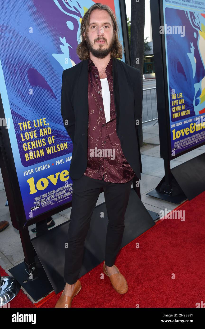 Emile Haynie arrives at the LA Premiere Of "Love & Mercy" at the Samuel ...