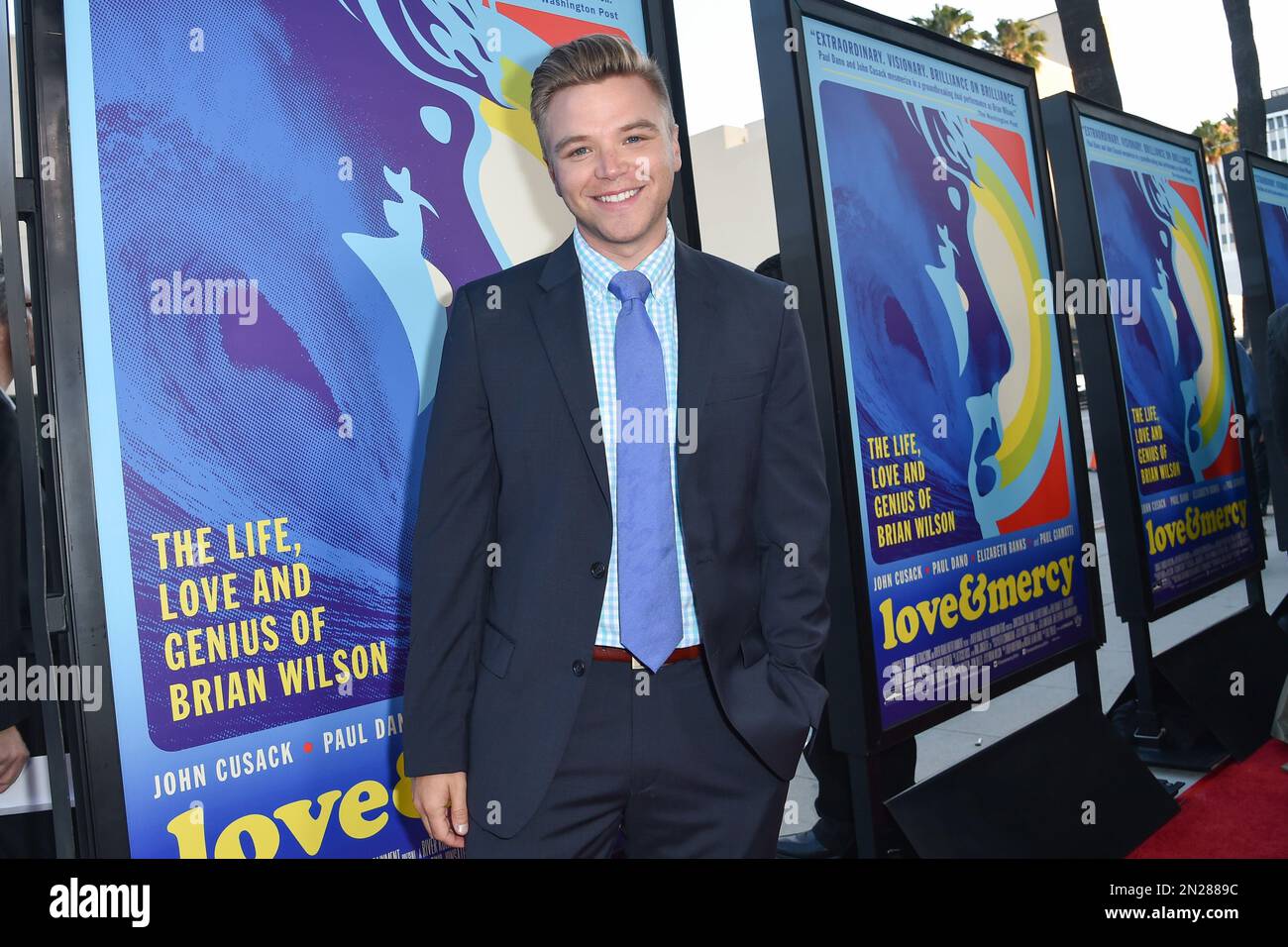 Brett Davern arrives at the LA Premiere Of "Love & Mercy" at the Samuel ...