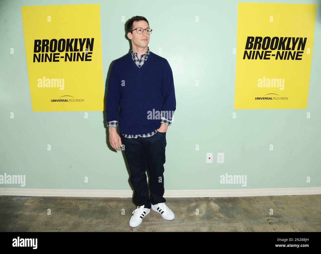Andy Samberg arrives at the "Brooklyn Nine-Nine" FYC event held at UCB ...
