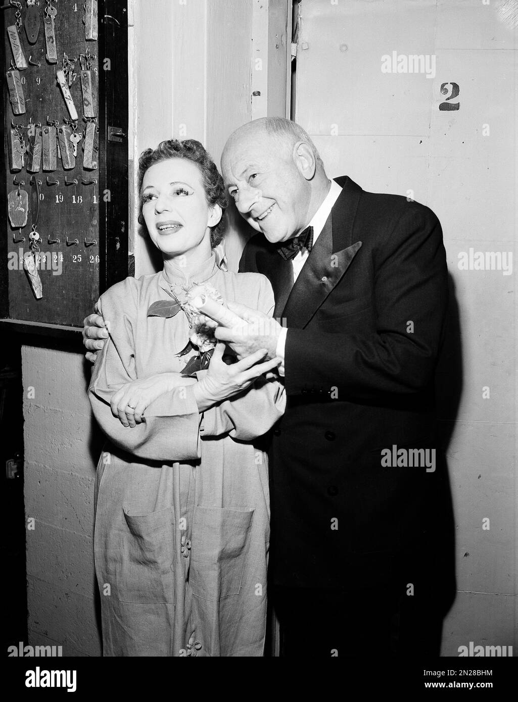 Agnes DeMille is paid a backstage visit by her famous uncle Cecil B ...