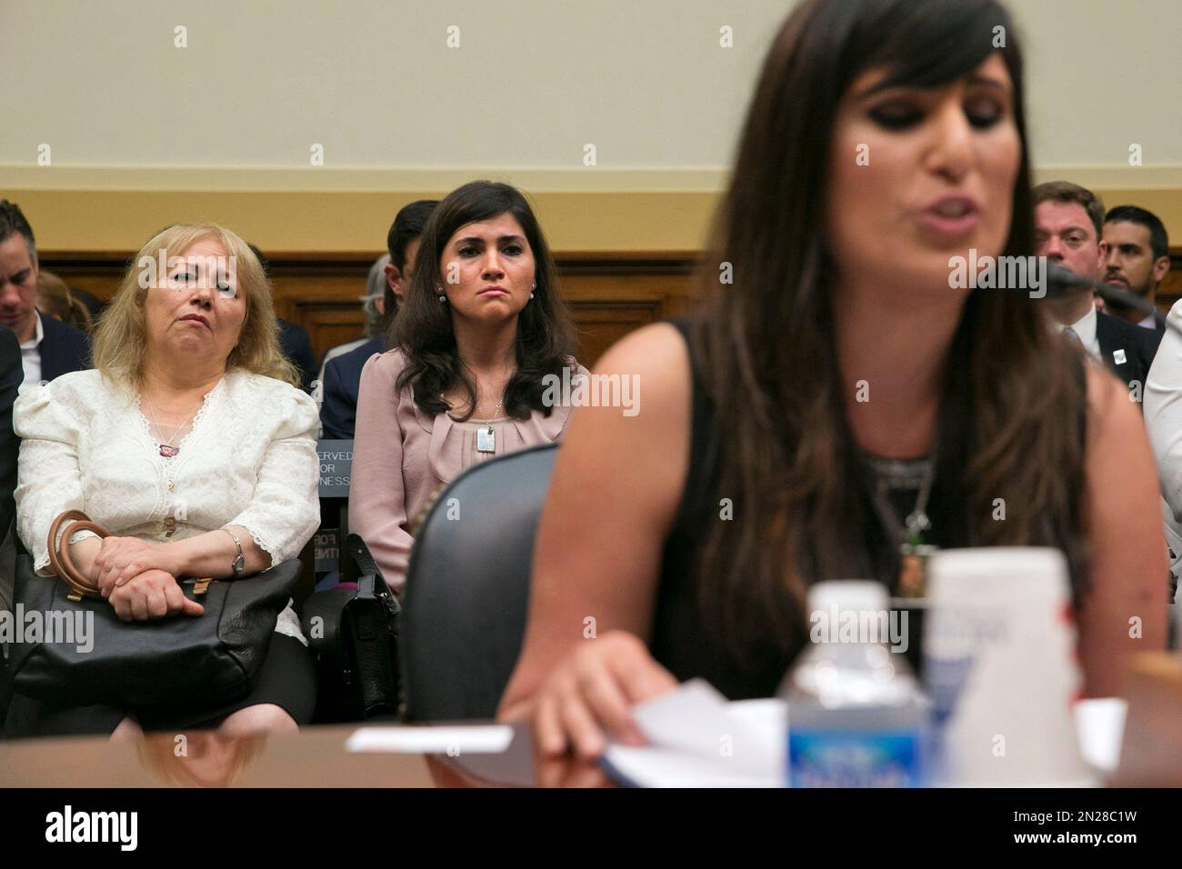 Bibi Abedini, mother of Saeed Abedini, who is being held in Iran, left ...