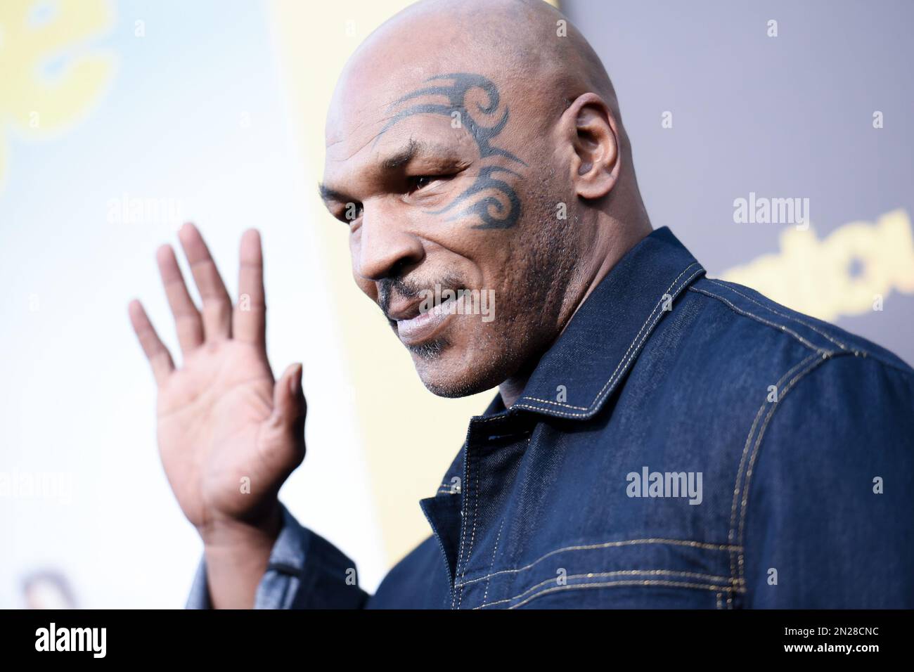 Mike Tyson arrives at the Los Angeles premiere of "Entourage" at the ...