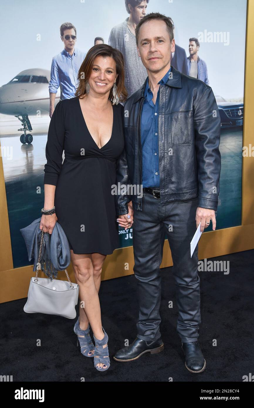 Kim Painter, left and Chad Lowe arrives at the LA Premiere Of ...