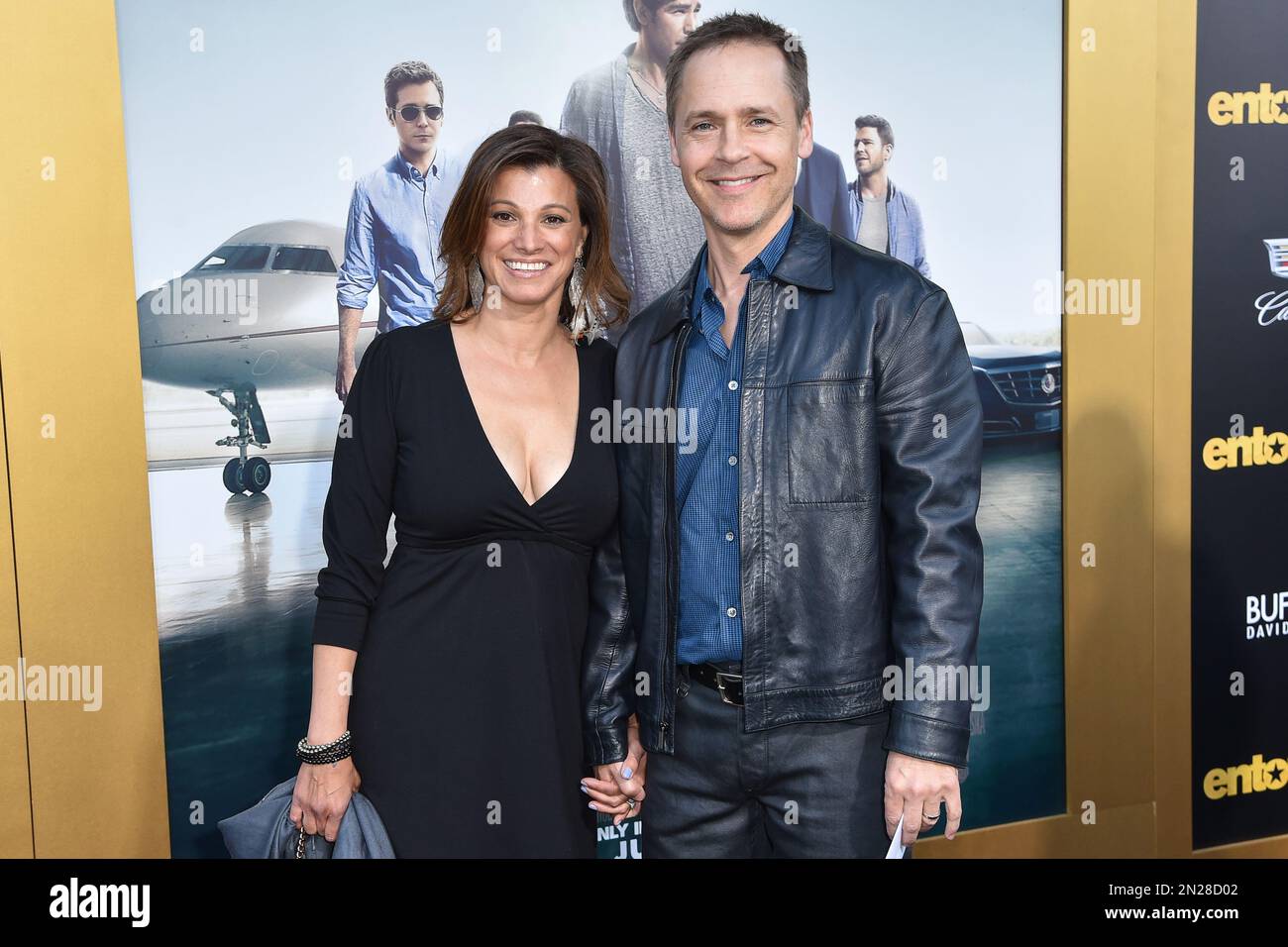 Kim Painter, left and Chad Lowe arrives at the LA Premiere Of ...
