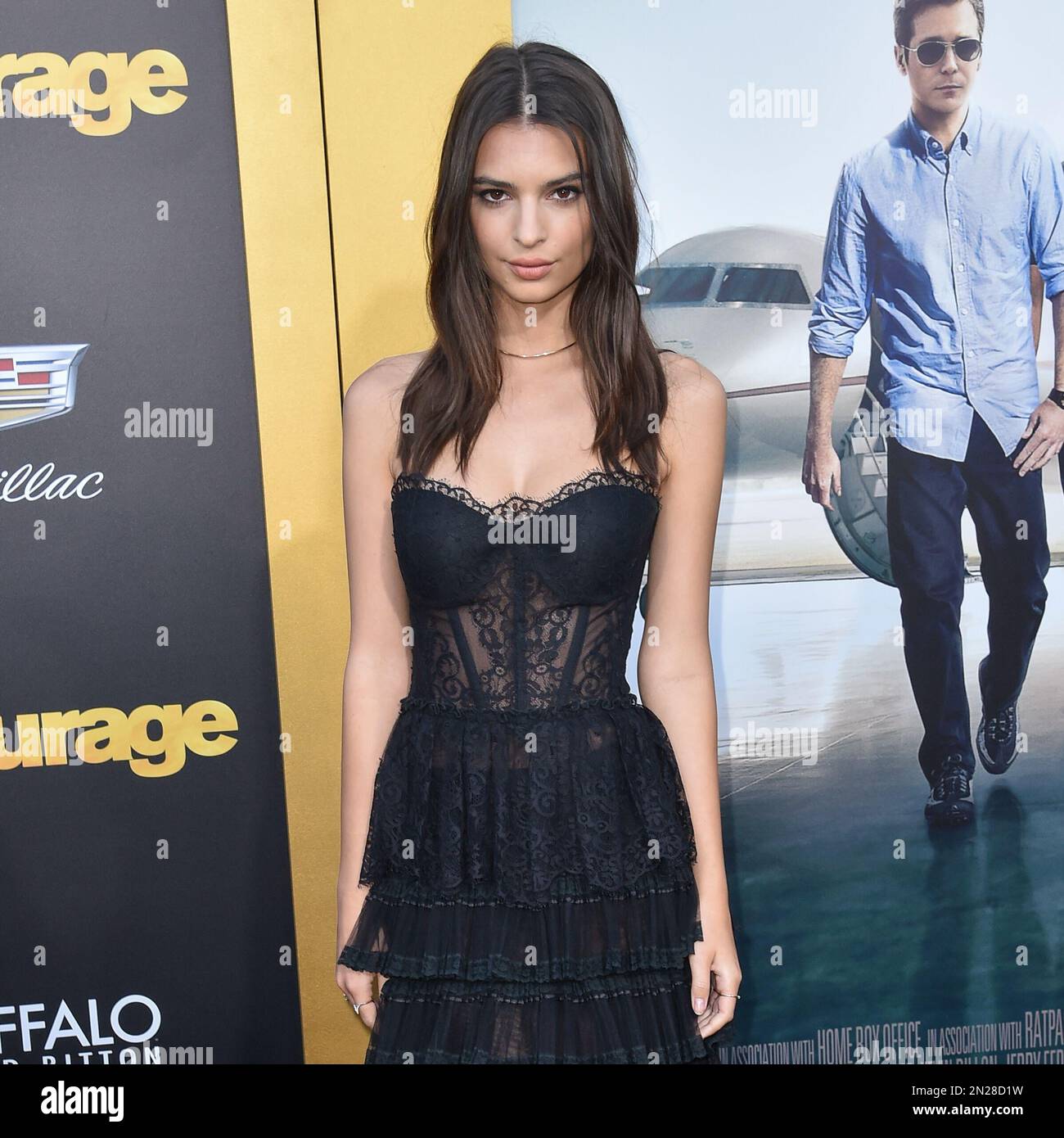Emily Ratajkowski arrives at the LA Premiere Of "Entourage" at the ...