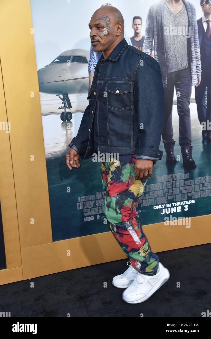 Mike Tyson arrives at the LA Premiere Of "Entourage" at the Regency ...