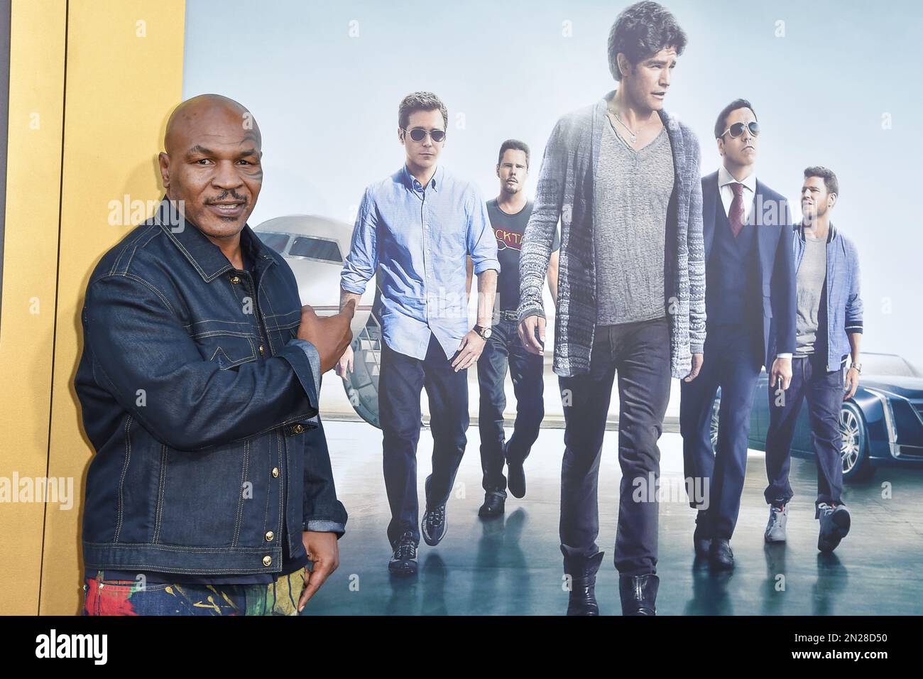 Mike Tyson arrives at the LA Premiere Of "Entourage" at the Regency ...