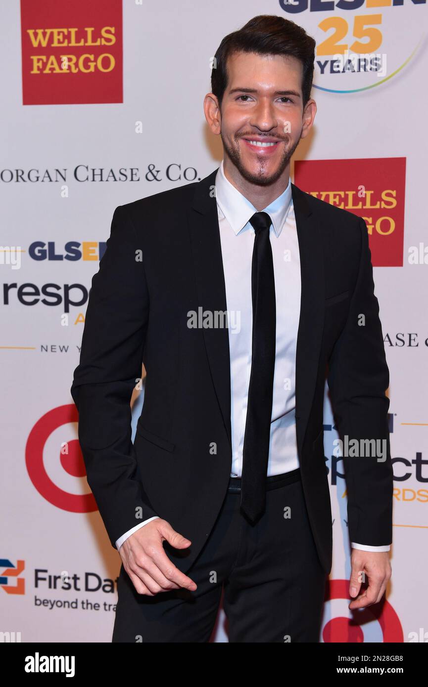 Aiden Leslie attends the 2015 GLSEN Respect Awards at Cipriani 42nd ...