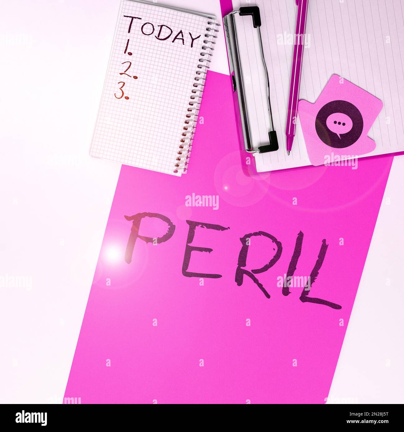 Sign displaying Peril. Business approach indicates something extremely ...