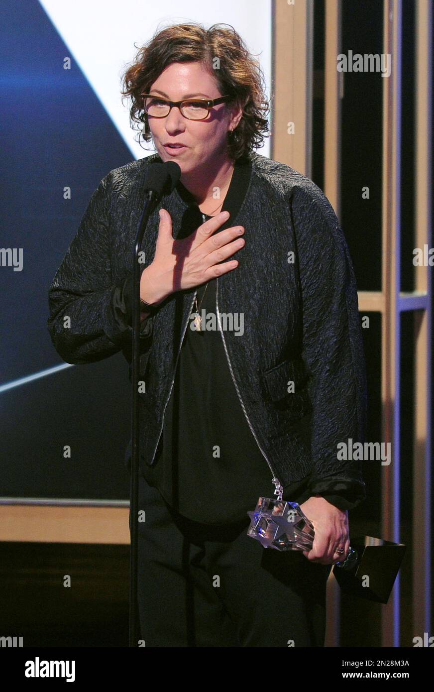 Lisa Cholodenko accepts the award for best limited series for “Olive ...