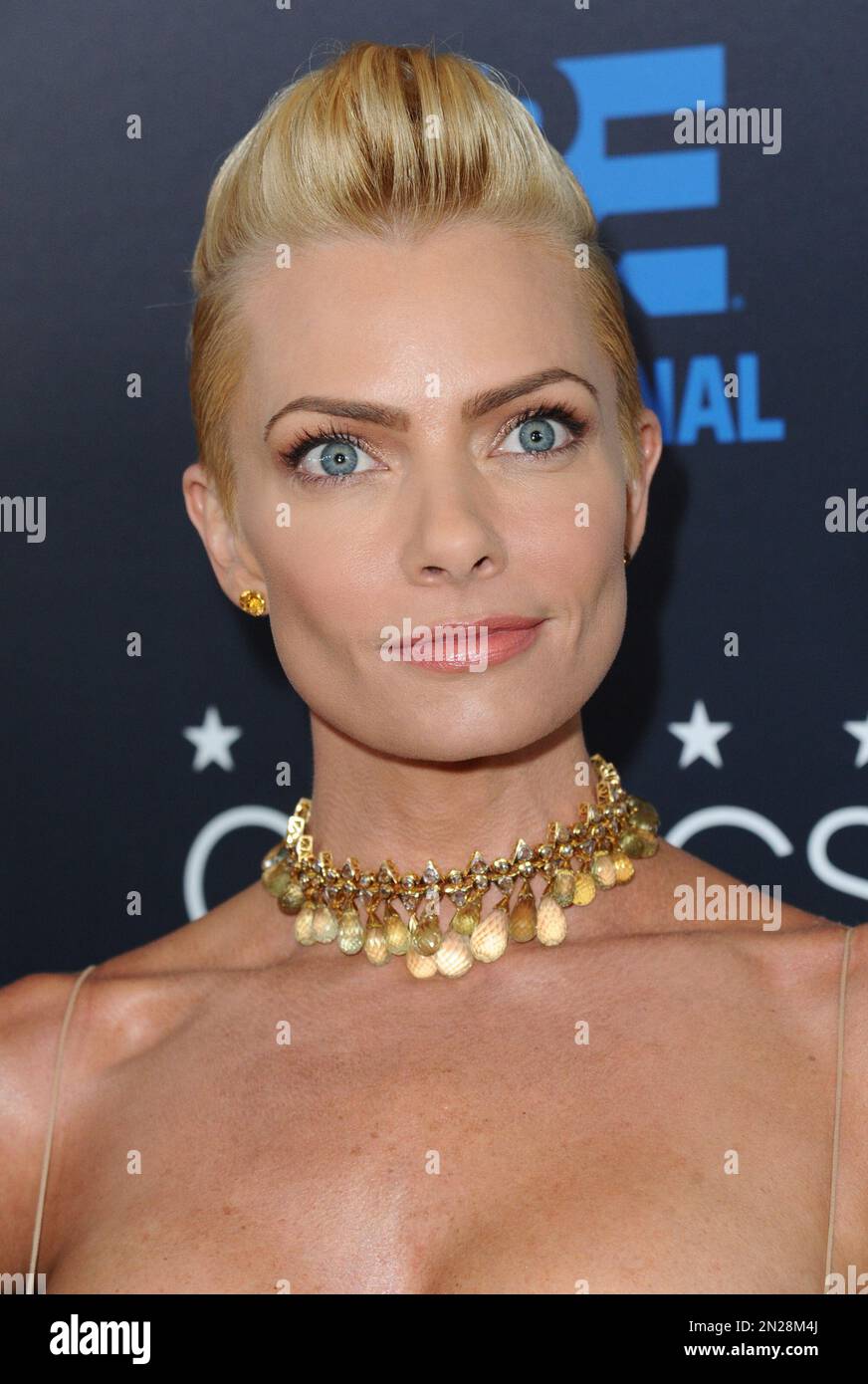 Jaime Pressly arrives at the Critics' Choice Television Awards at the ...