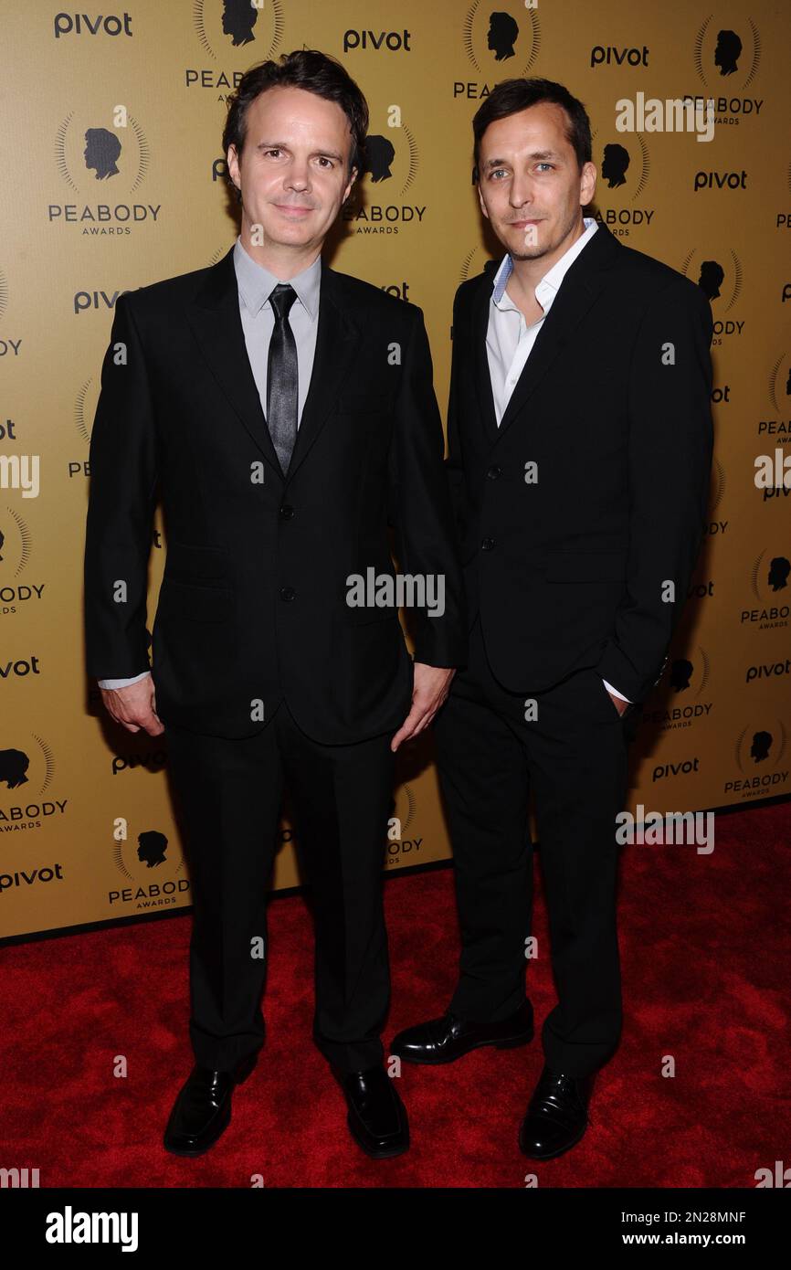 Craig Renaud, left, and Brent Renaud attend the 74th Annual Peabody ...