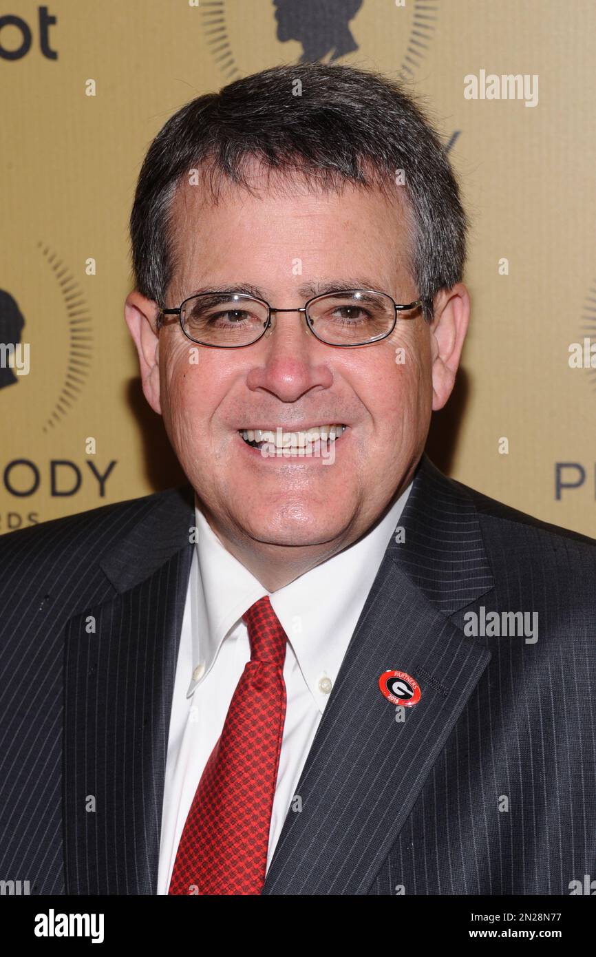 UGA President Jere Morehead attends the 74th Annual Peabody Awards at ...