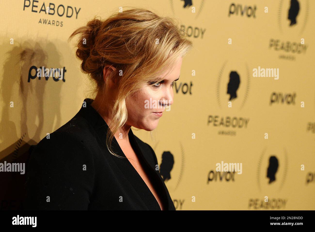 Comedian Amy Schumer attends the 74th Annual Peabody Awards at Cipriani ...
