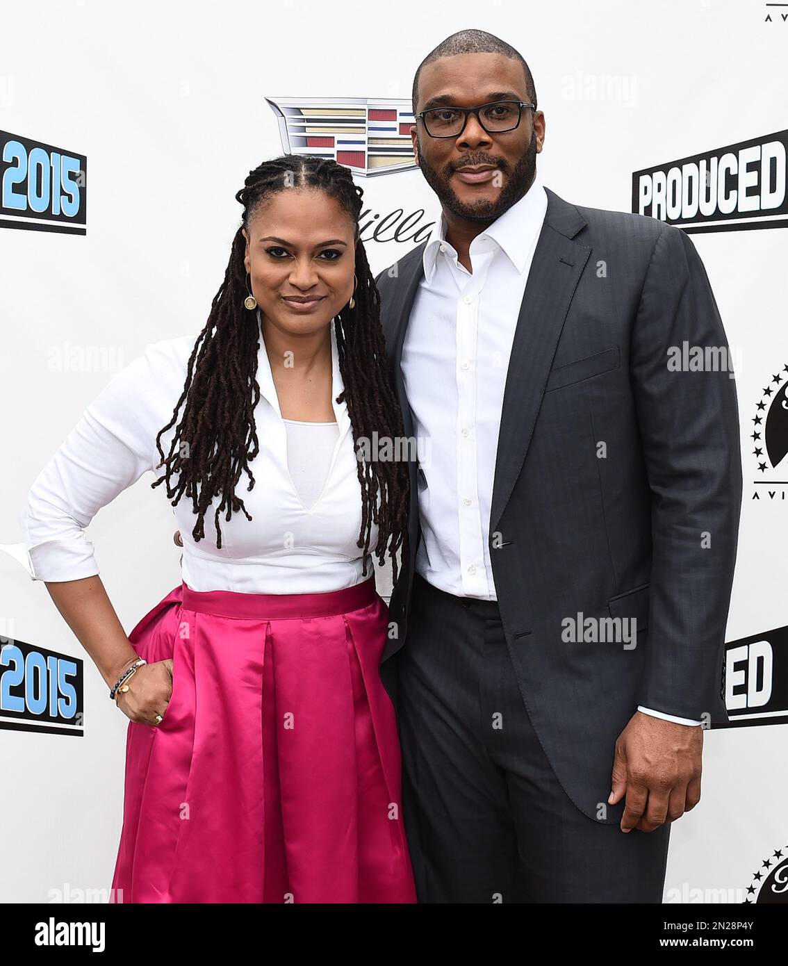 Ava DuVernay and Tyler Perry pose at the 7th Annual Produced By ...