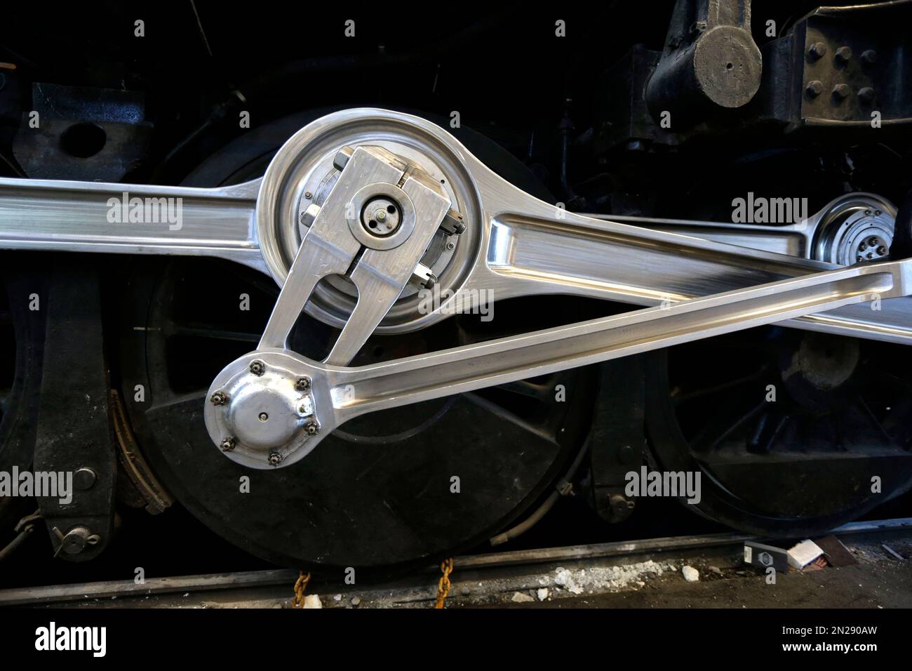 In this photo taken April 28, 2015 newly polished driving rods are ...