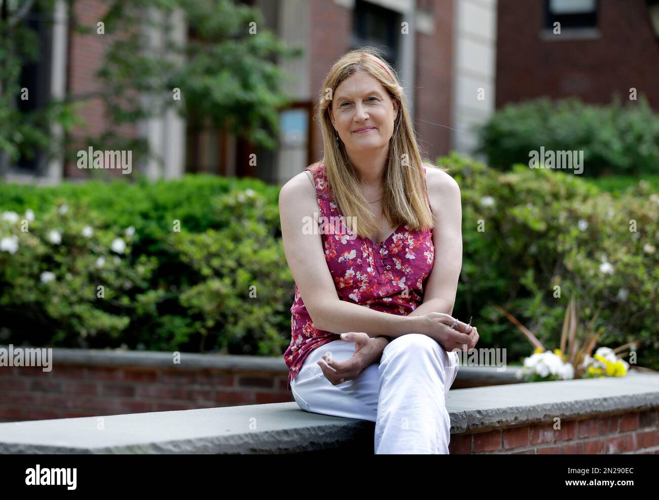 In this Thursday, May 28, 2015 photo, Jennifer Finney Boylan poses for ...