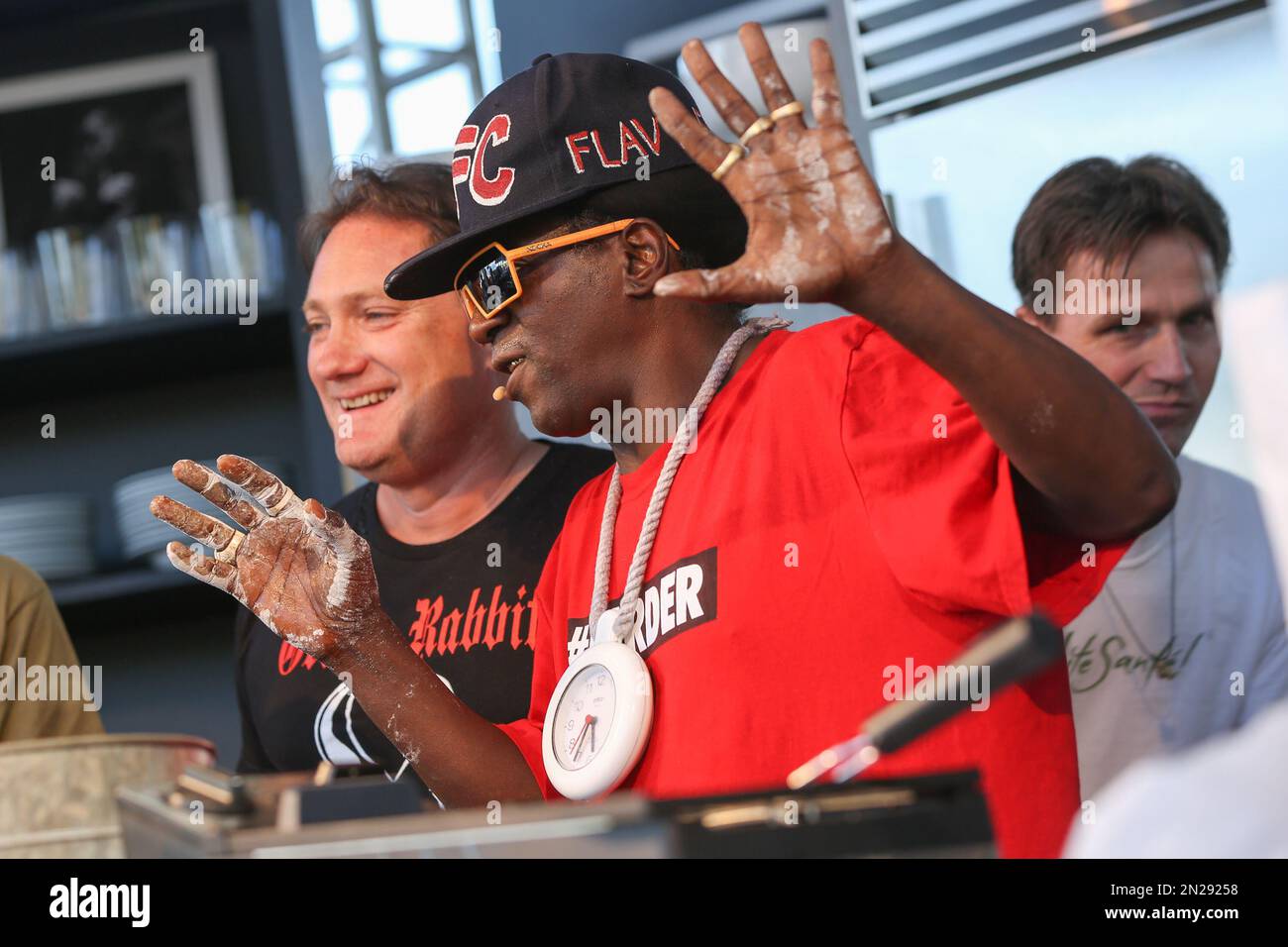 Flavor Flav attends a cooking demonstration at the 2015 BottleRock Napa ...