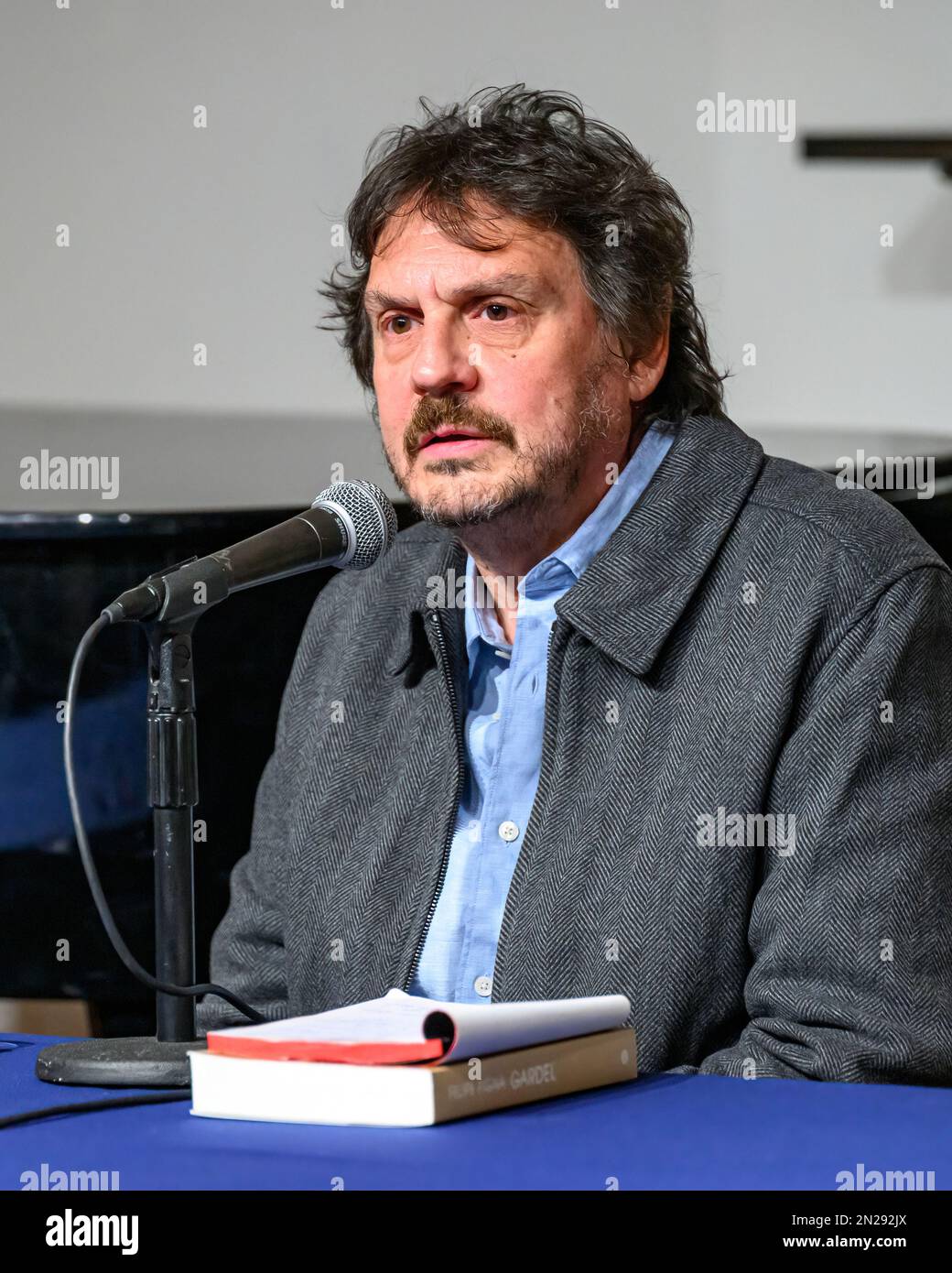 New York, USA. 6th Feb, 2023. Argentine historian and writer Felipe ...