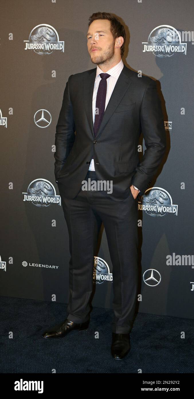 U.S. actor Chris Pratt poses for photographers as he arrives at the ...