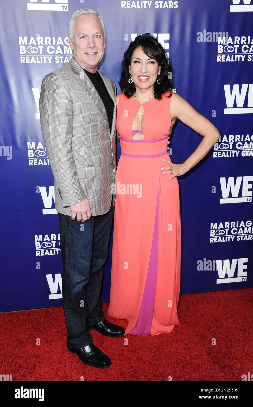 Jim Carroll, left, and Elizabeth Carroll arrive at the Marriage Boot ...