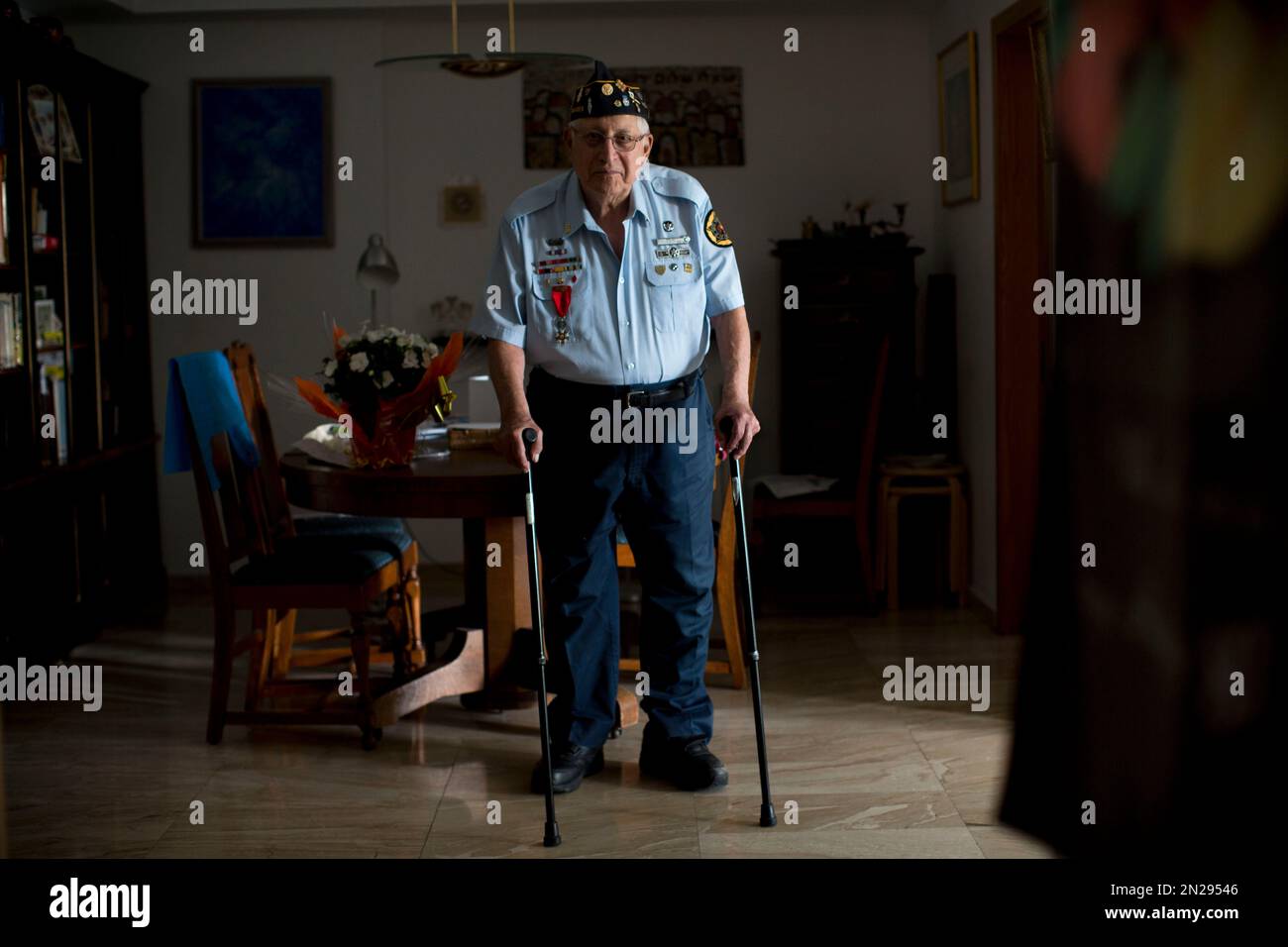 In this Tuesday, May 19, 2015 photo, U.S. Jewish World War II veteran ...