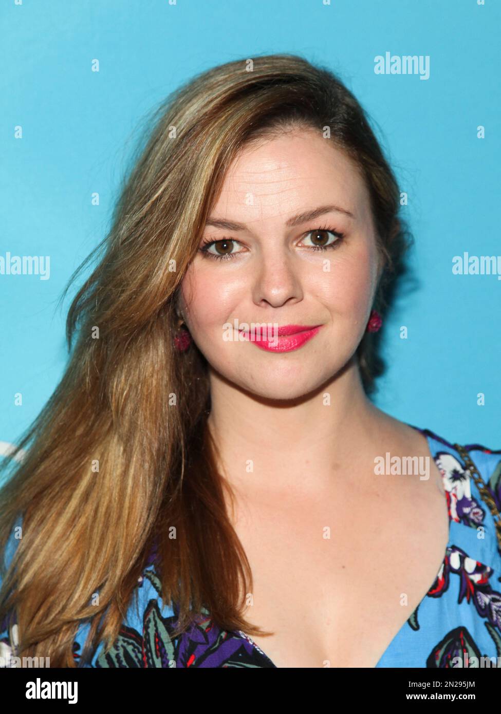 Amber Tamblyn attends the Broadway opening of "An Act Of God" at Studio ...