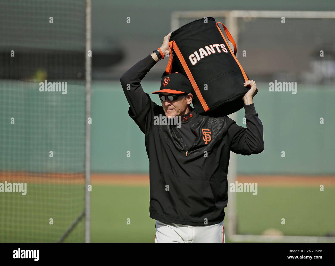 San Francisco Giants pitching coach Dave Righetti before the start of ...