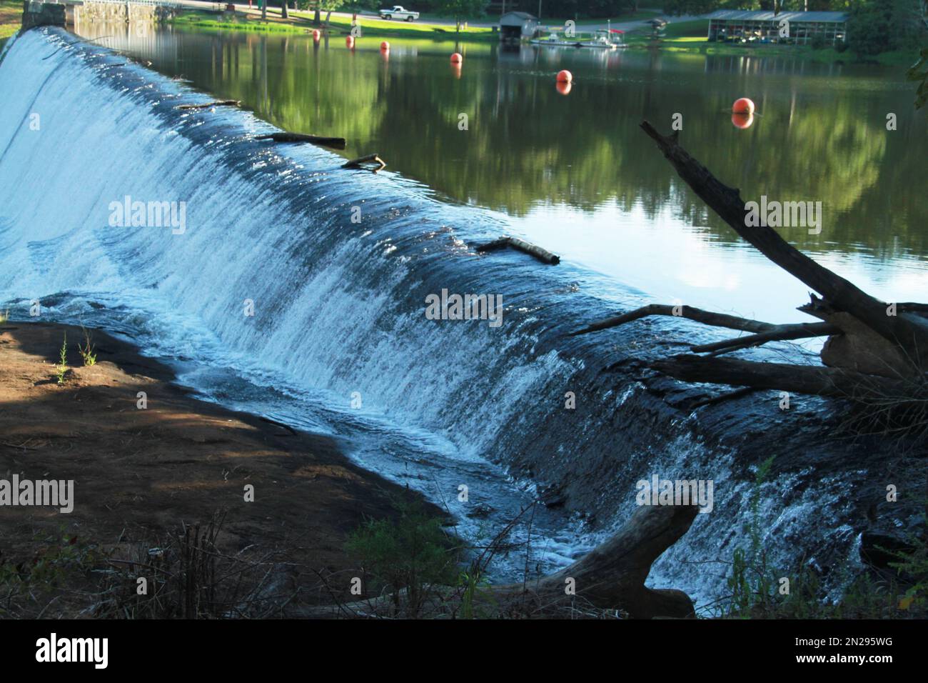 The dam at High Falls State Park, GA, USA Stock Photo - Alamy