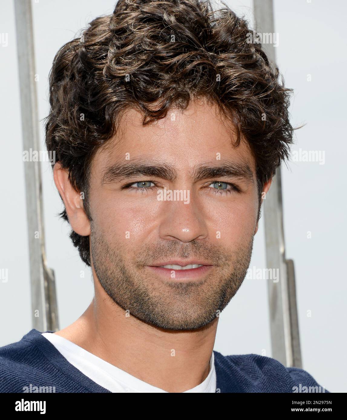 Actor Adrian Grenier visits the Empire State Building on Thursday, May 28, 2015, in New York ...