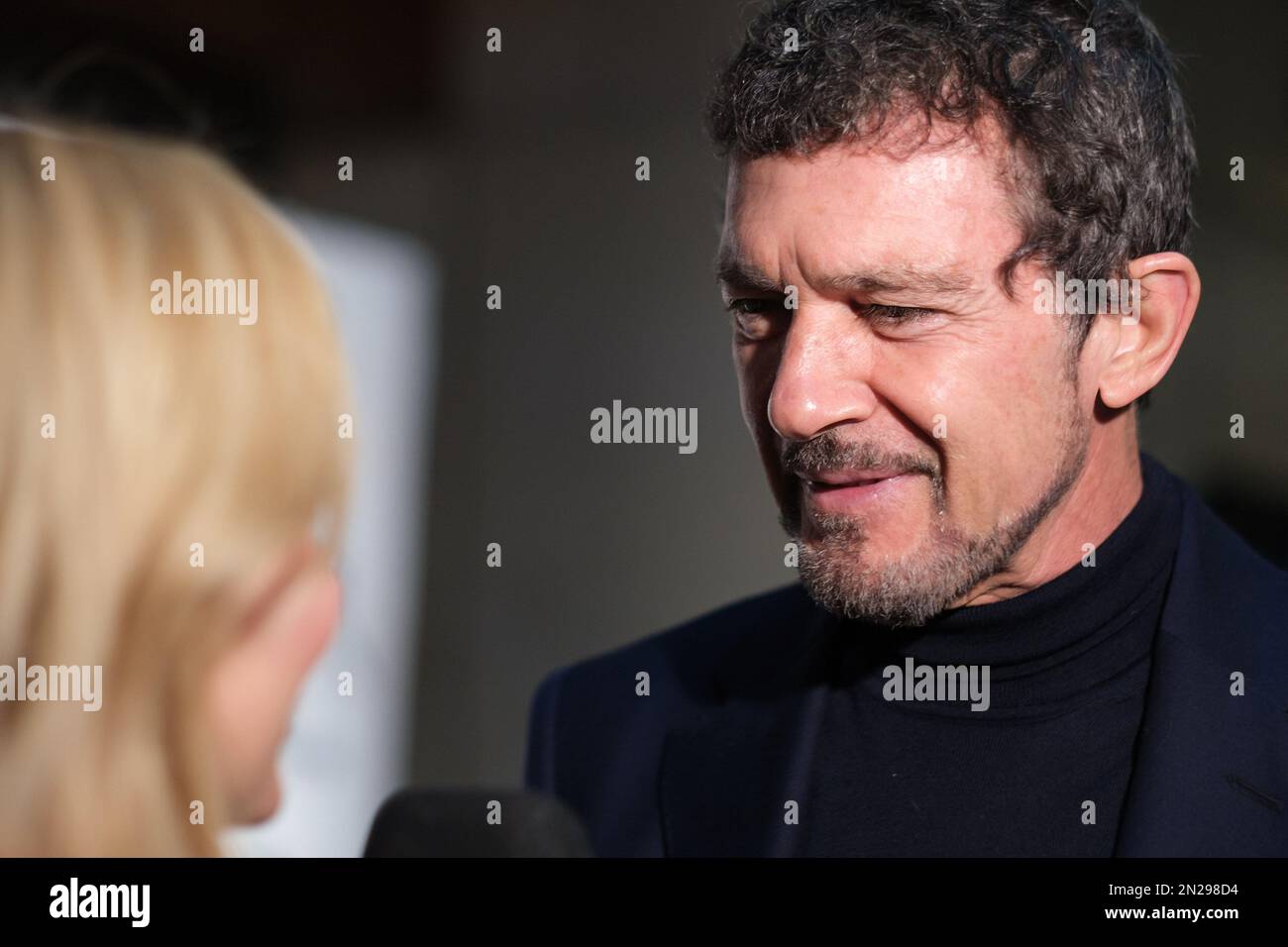 Madrid, Spain. 06th Feb, 2023. Actor Antonio Banderas attends the ...