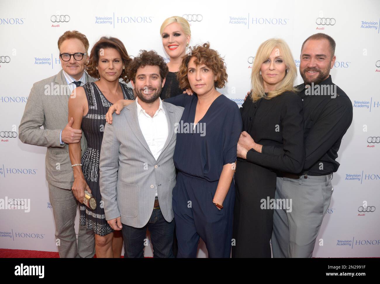 Bradley Whitford, from left, Alexandra Billings, Joe Lewis, Our Lady J ...