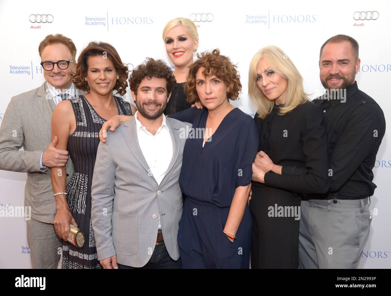Bradley Whitford, from left, Alexandra Billings, Joe Lewis, Our Lady J ...
