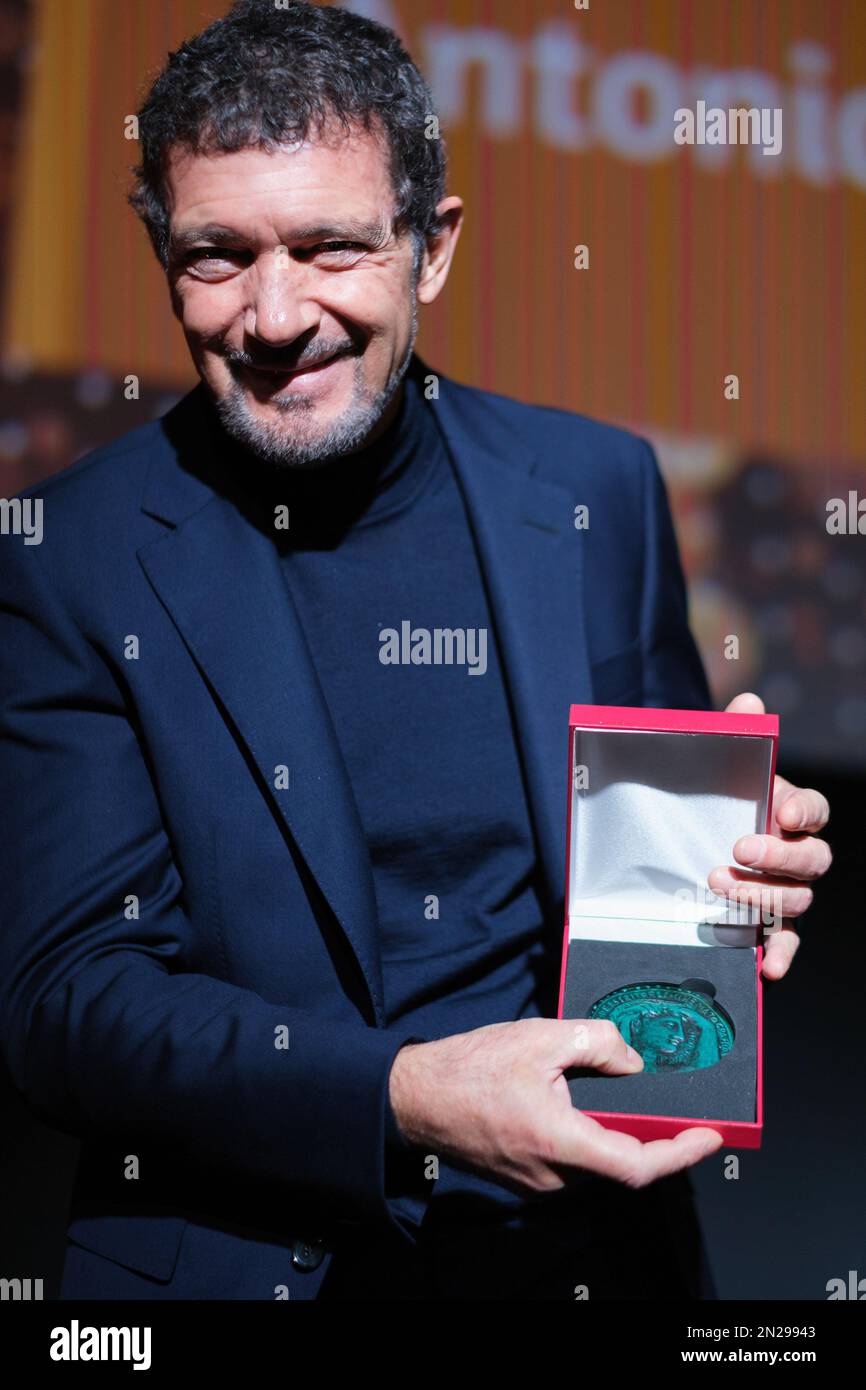 Madrid, Spain. 06th Feb, 2023. Actor Antonio Banderas attends the ...