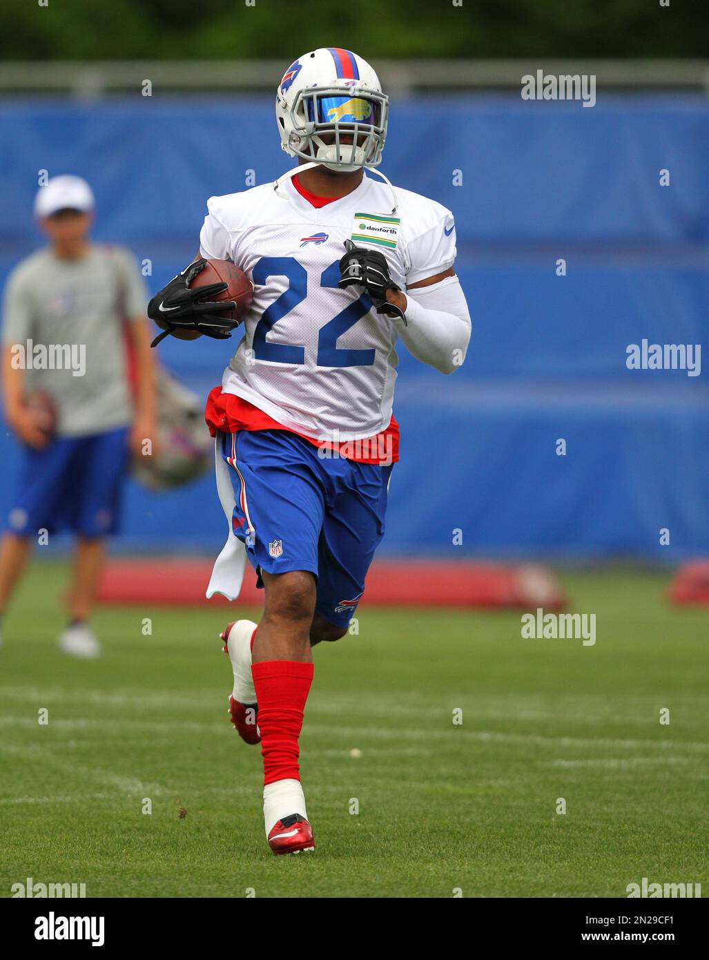 Buffalo Bills running back Fred Jackson (22) takes part in drills ...