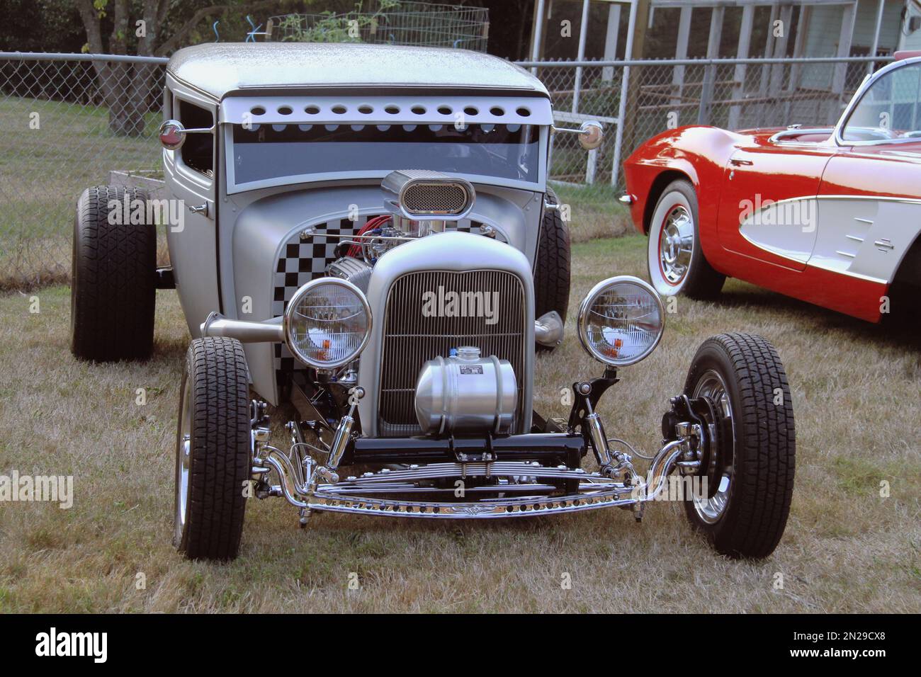 Well maintained engine of classic car hi-res stock photography and ...